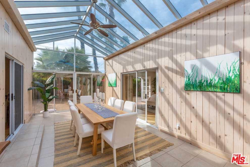 Glass atrium dining room help