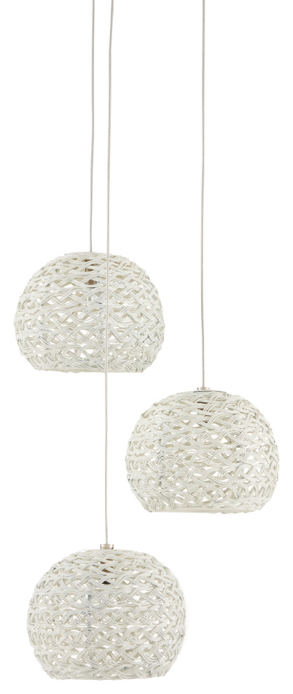 Piero 3 Light Multi Drop Pendant - Tropical - Pendant Lighting - by ...