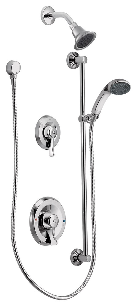 Moen Commercial Posi-Temp Transfer All-Metal Trim Kits - Contemporary - Showerheads And Body ...