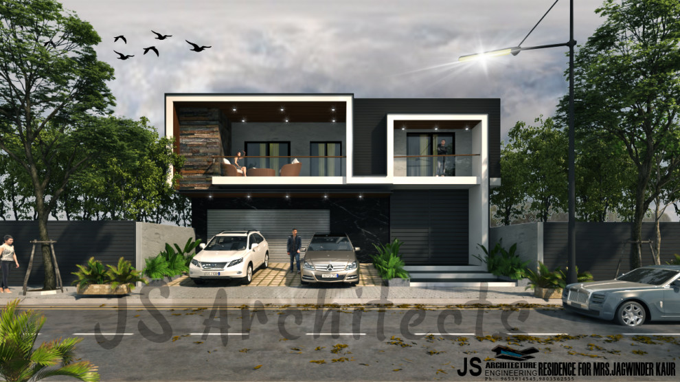 The Block House - Exterior - Kolkata - by JS__Architecture | Houzz