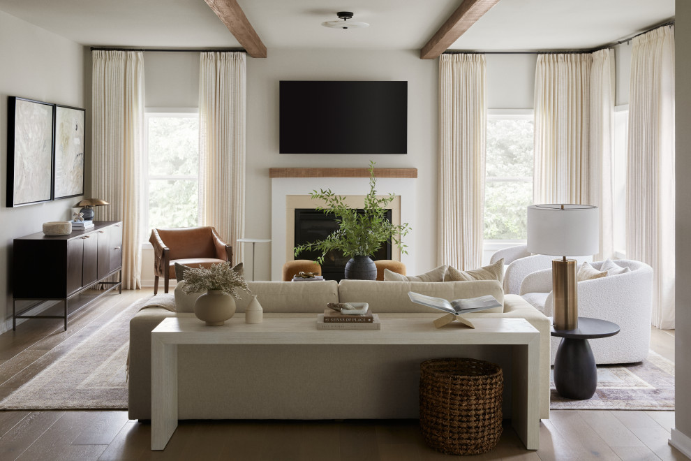 Scarlet Maple | Transitional Modern Main Floor - Transitional - Living ...