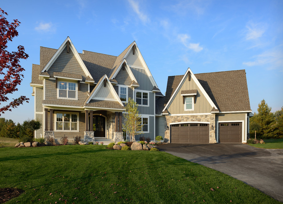 Traditional Exteriors Featuring Stone - Traditional - Detroit - by ...