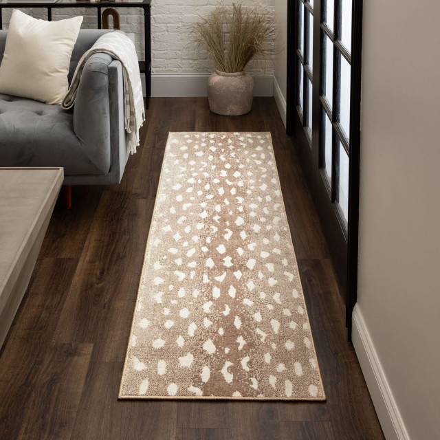 Mohawk Home Woven Cascade Antelope Area Rug, 2' 1" x 7' 6 ...