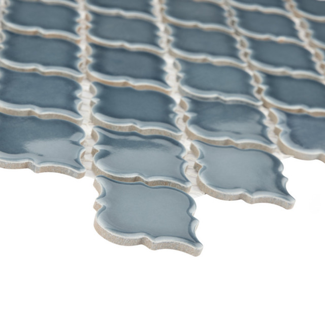 Hudson Tangier Mosaic Floor and Wall Tile, Storm Grey, Sample ...