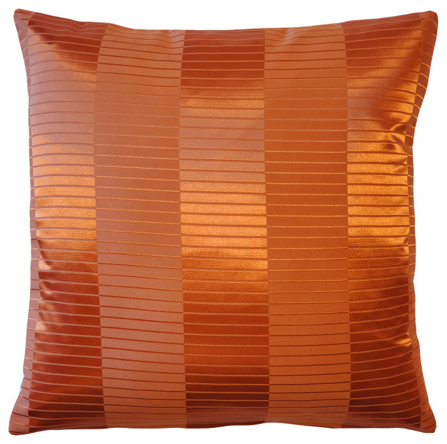 Pillow Decor Pinctada Pearl Throw Pillows 19x19, Burnt Orange, 19x19 ...