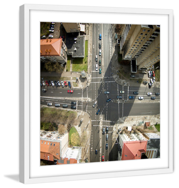 "Intersection" Framed Painting Print by Karolis Janulis, 18x18 ...