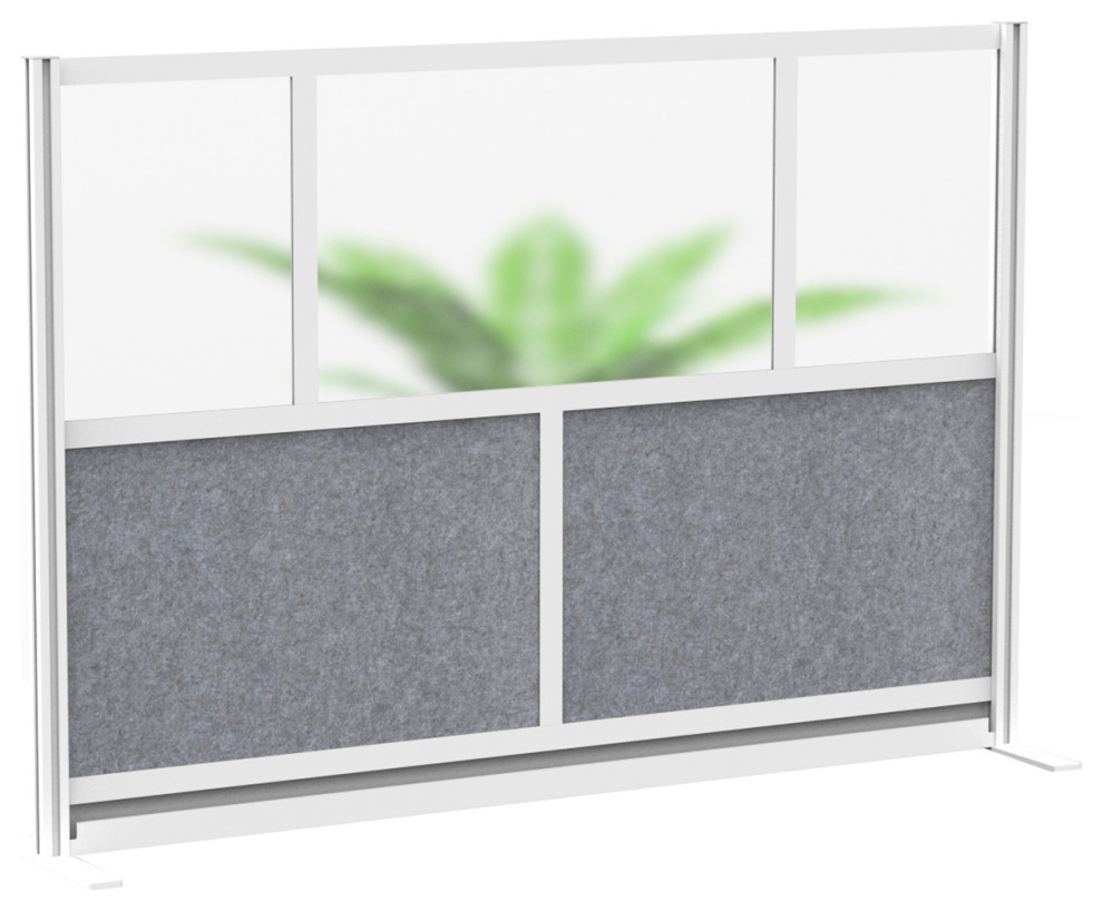 Luxor Modular Room Divider Wall System - 70" x 48" Starter Wall ...