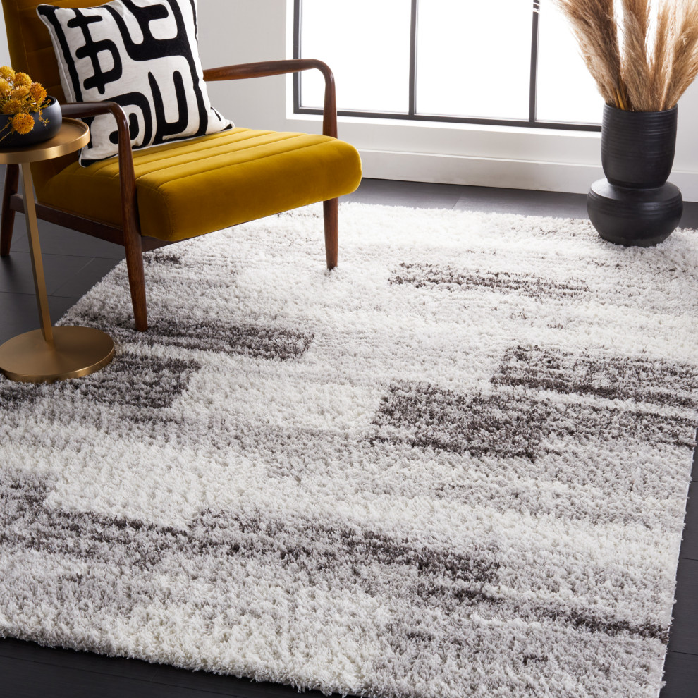 Safavieh Berber Shag Collection BER541 Rug, 7' Square - Contemporary ...