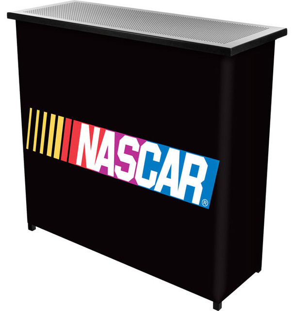 Nascar 2 Shelf Portable Bar With Case - Outdoor Pub And Bistro Tables ...