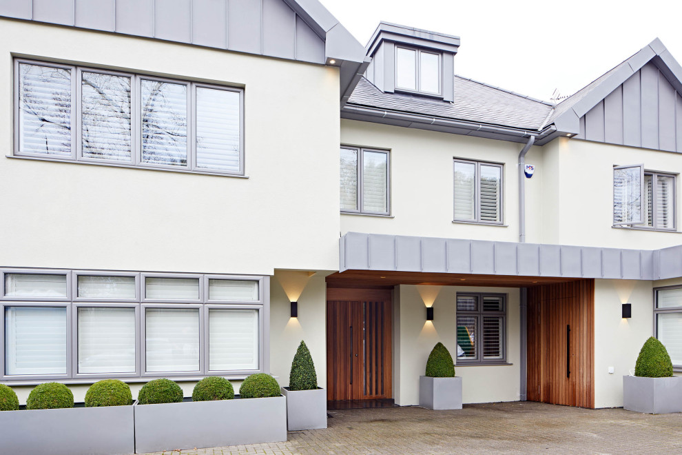 Ridge Front Door Design - Contemporary home - Façade - Buckinghamshire ...