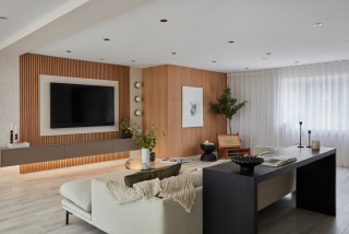 Modern wood living room store