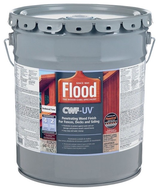 Flood CWF-UV Wood Finish, Redwood, 5 gal. - Contemporary - Stains And ...