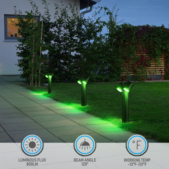 8Pack LED Smart Low Voltage Pathway Landscape Lights, APP Control ...