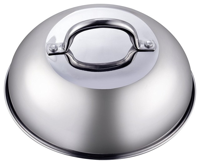 Cook N Home 9.5" Stainless Steel Cooking/Steaming Dome Lid ...