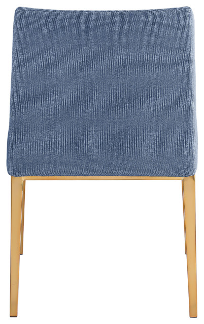 Haines Linen Textured Polyester Fabric Dining Chair - Contemporary ...