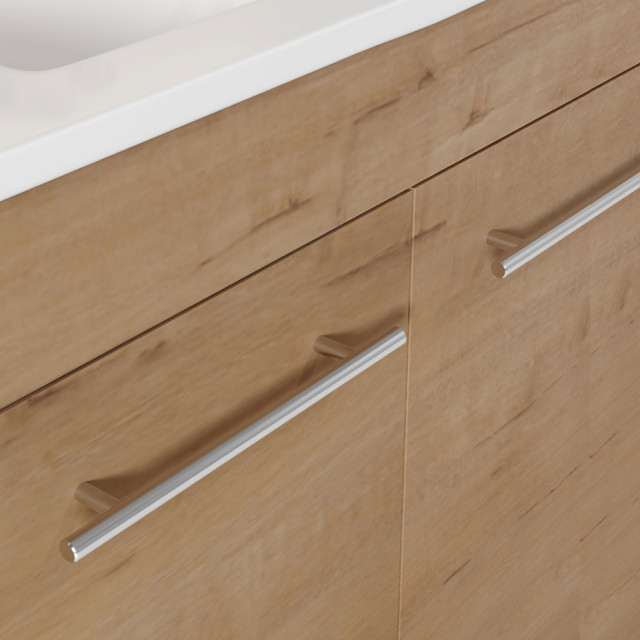 Jenny Oak Natural Vanity Kit, 36" Wide - Contemporary - Bathroom ...