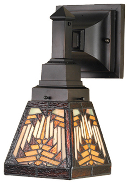 5W NUEVO Mission Wall Sconce - Craftsman - Wall Sconces - by Meyda ...