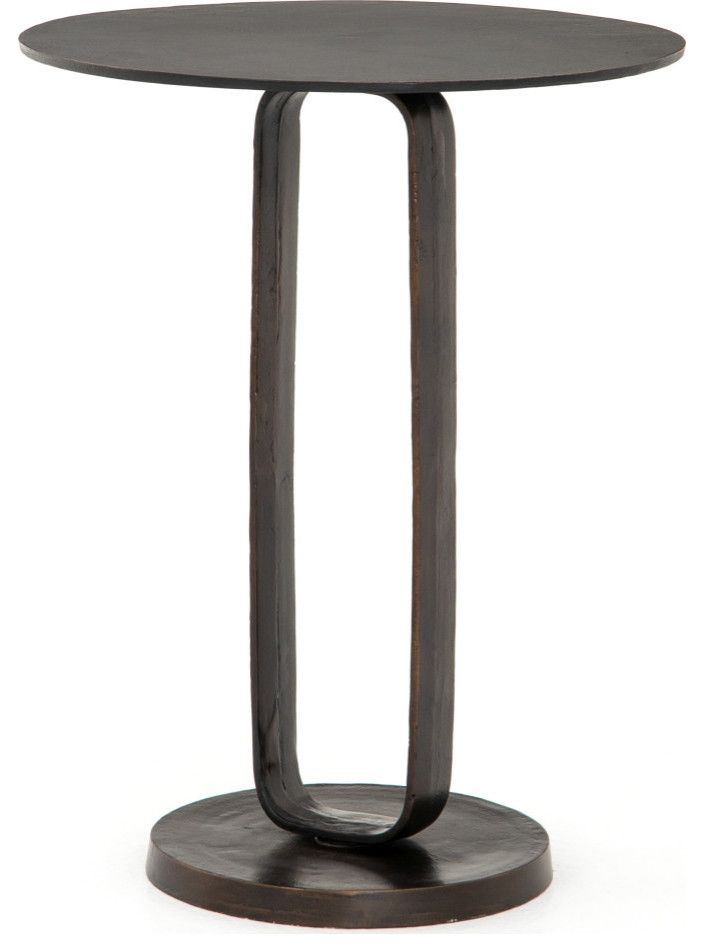 Douglas End Table - Antique Rust - Industrial - Side Tables And End ...