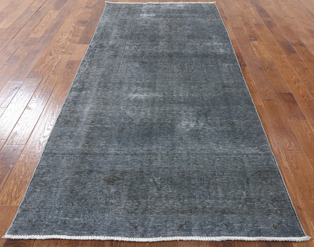 Overdyed Rug, 4'10"x10', 4' 6" x 10' 0" - Contemporary - Area Rugs - by ...