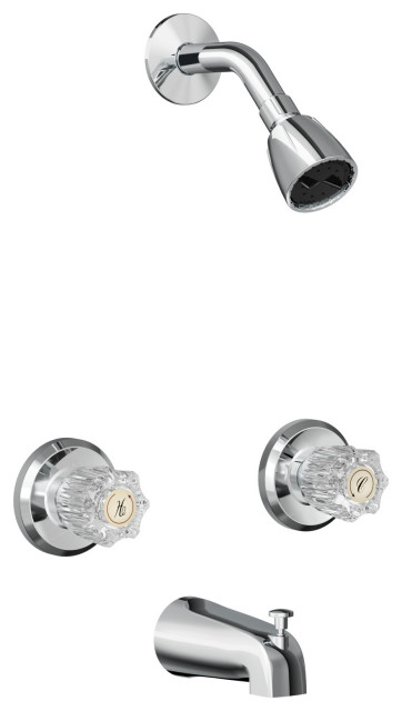 PROFLO PF1030G2 Tub and Shower Trim Package - Contemporary - Tub And ...