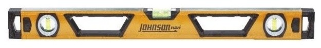 Johnson Level® 1741-2400 Aluminum Box Beam Level with SurroundView®, 24 ...