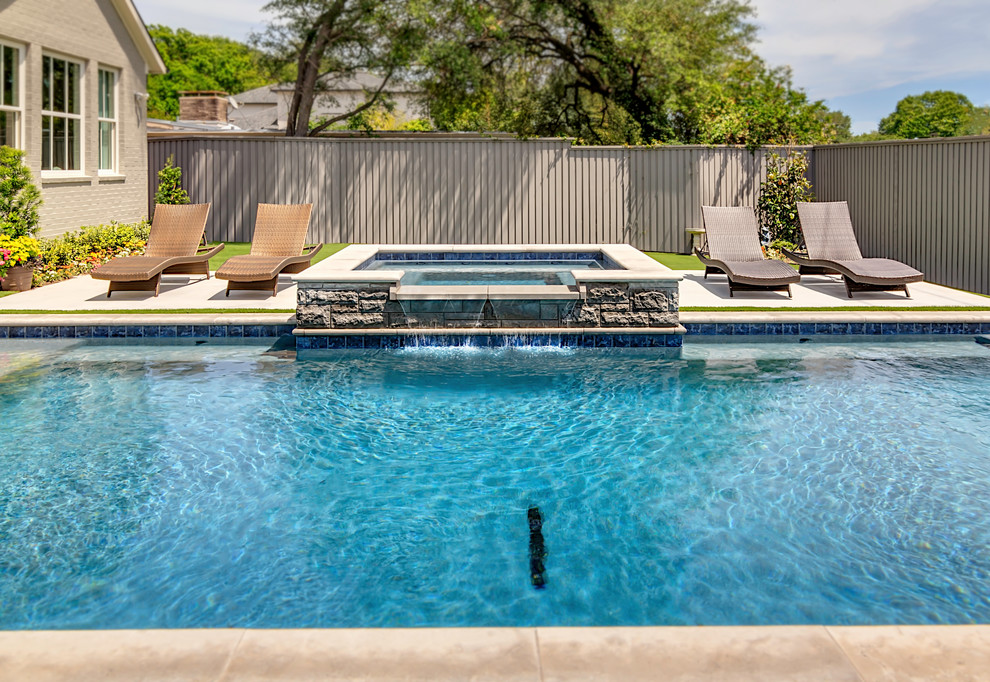 Inground Spa Designs Plano, Dallas, Highland Park - Pool - Dallas - by ...