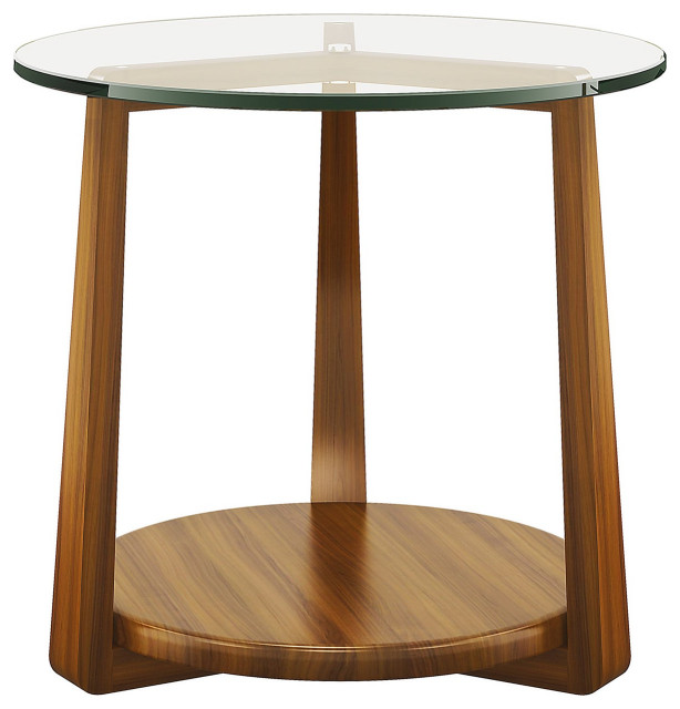 Soho Side Table, Walnut - Modern - Side Tables And End Tables - by ...