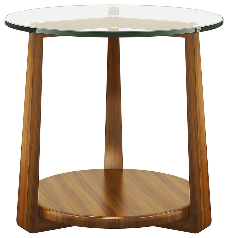Soho Side Table, Walnut - Modern - Side Tables And End Tables - by ...