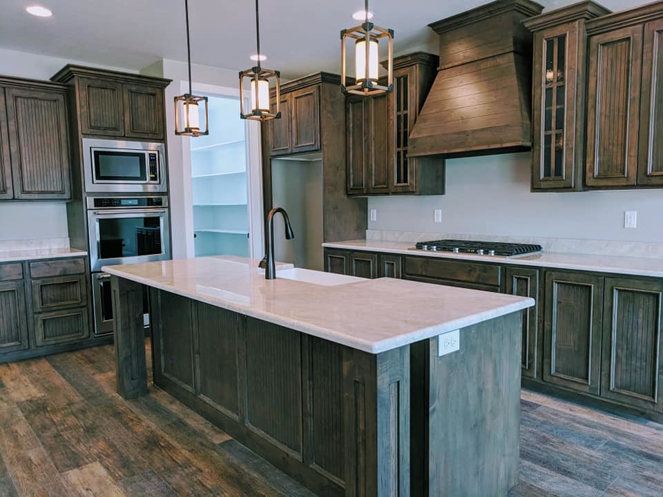 LVP Rustic kitchen floors - Rustic - Kitchen - Salt Lake City - by ...