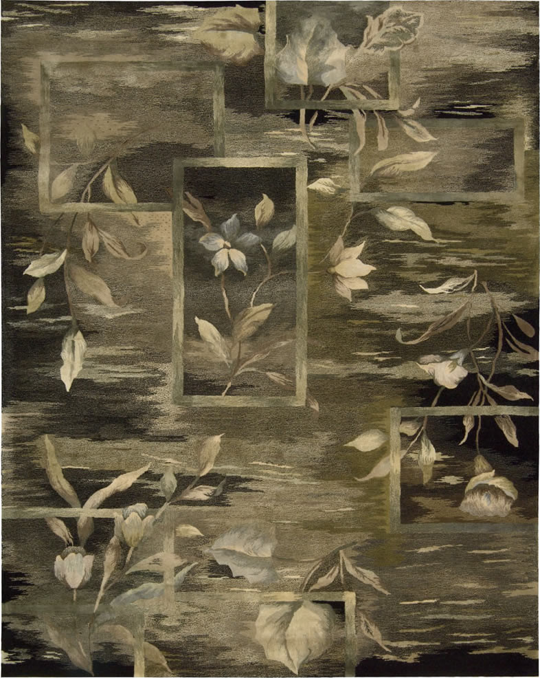 Nourison Reflections RF03 Rug, 8'6"x11'6" - Contemporary - Area Rugs ...