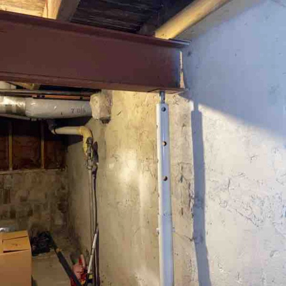 Support posts in basement