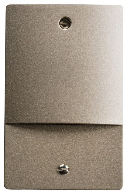 Kichler LED Step Light Non Dimmable, Brushed Nickel - Transitional ...