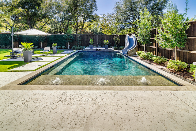 Geometric Pool Designs Dallas, Highland Park & Plano - Pool - Dallas ...