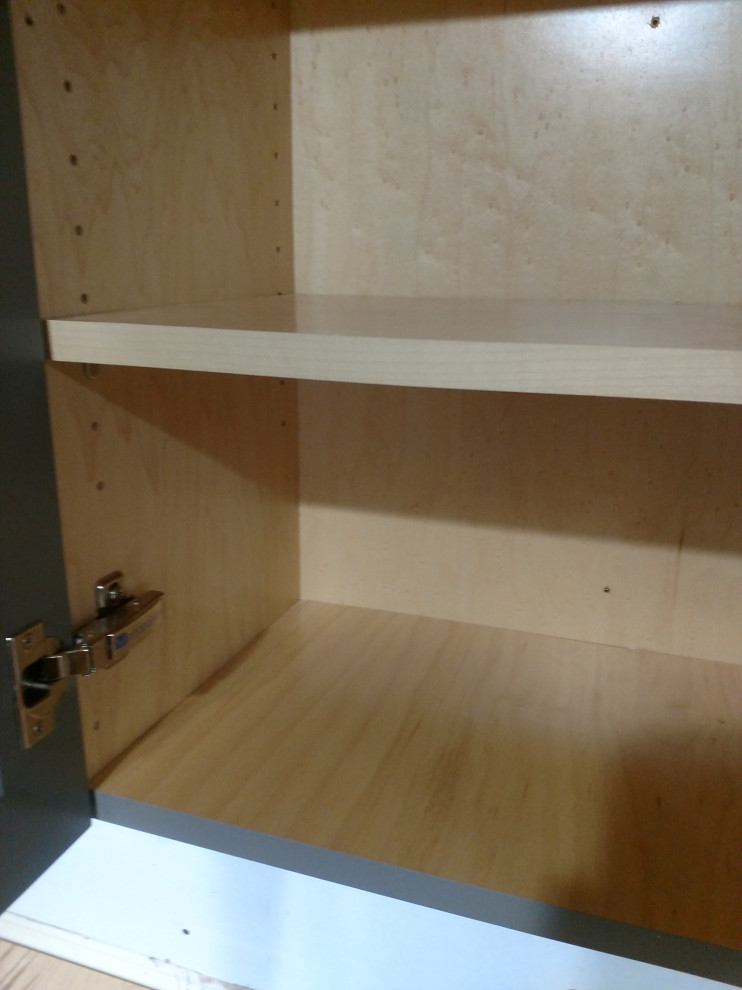 How to waterproof new kitchen cabinet shelves without using liners ...