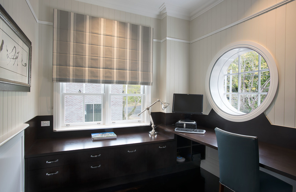 Hamptons' Style Queensland Home with custom Eden Made white porthole ...