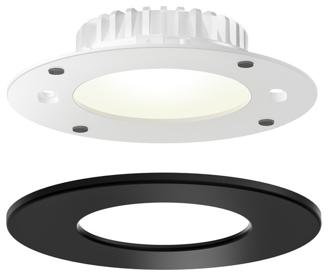 4" Round Retrofit LED Panel with Magnetic Trim - Recessed Trims - by ...