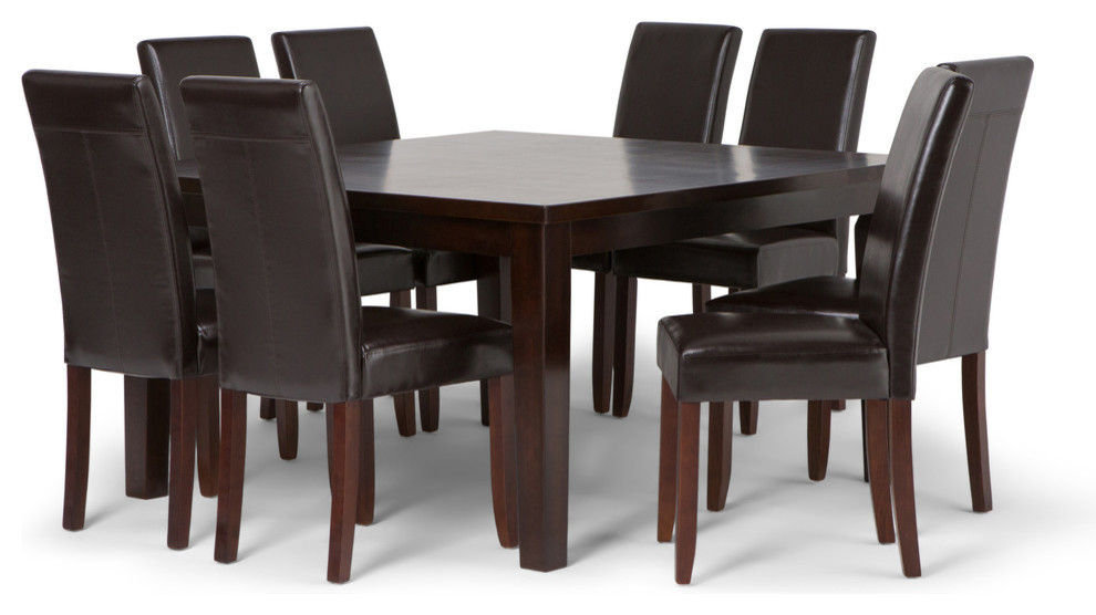 Acadian Contemporary 9-Piece Dining Set - Contemporary - Dining Sets ...