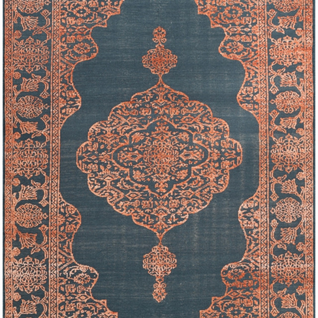 Safavieh Chs546c Chester Navy / Rust, 6' x 9' - Traditional - Area Rugs ...