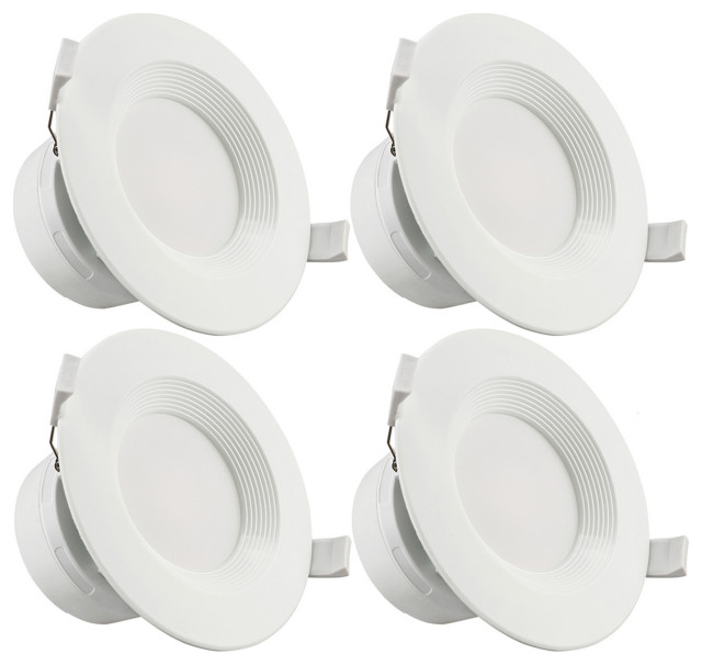 4 PACK 4 Inch LED Recessed Downlight with Junction Box, Soft White ...