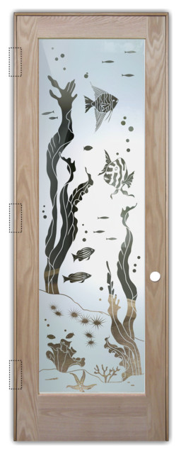 Interior Prehung Door or Interior Slab Door - Aquarium Fish - Primed ...