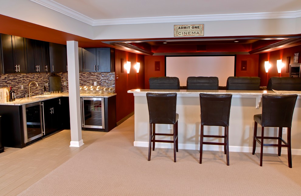 Estel Basement - Traditional - Basement - DC Metro - by JDS ...