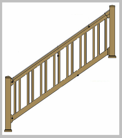 Interior stair balusters (wood vs. iron, spacing, etc.)