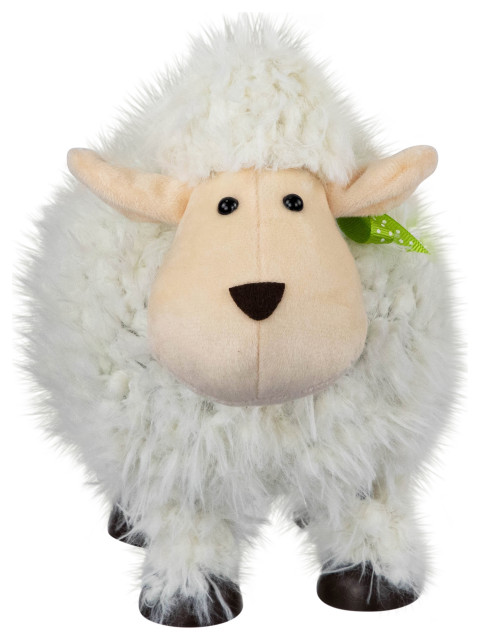Bouncing Sheep Table Top Easter Figure 8.25" - Modern - Holiday Accents ...