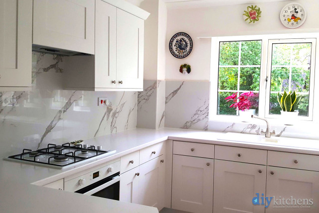 An Innova Stanbury White Painted Shaker Kitchen - Real Customer ...