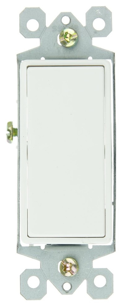 Sunlite E511 3 Way Grounded Rocker Switch, White - Traditional ...