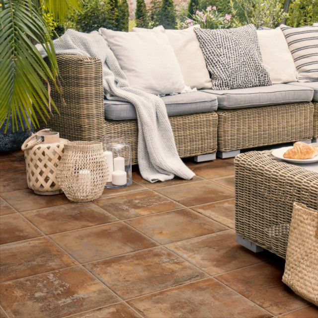 Adobe Terra Porcelain Floor and Wall Tile - Farmhouse - Wall And Floor ...