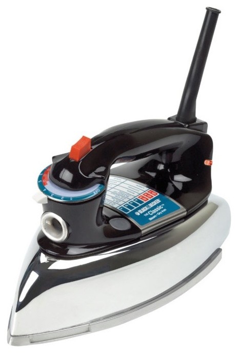 Black and Decker Clothes Iron, 1100W, Aluminum - Contemporary - Irons ...