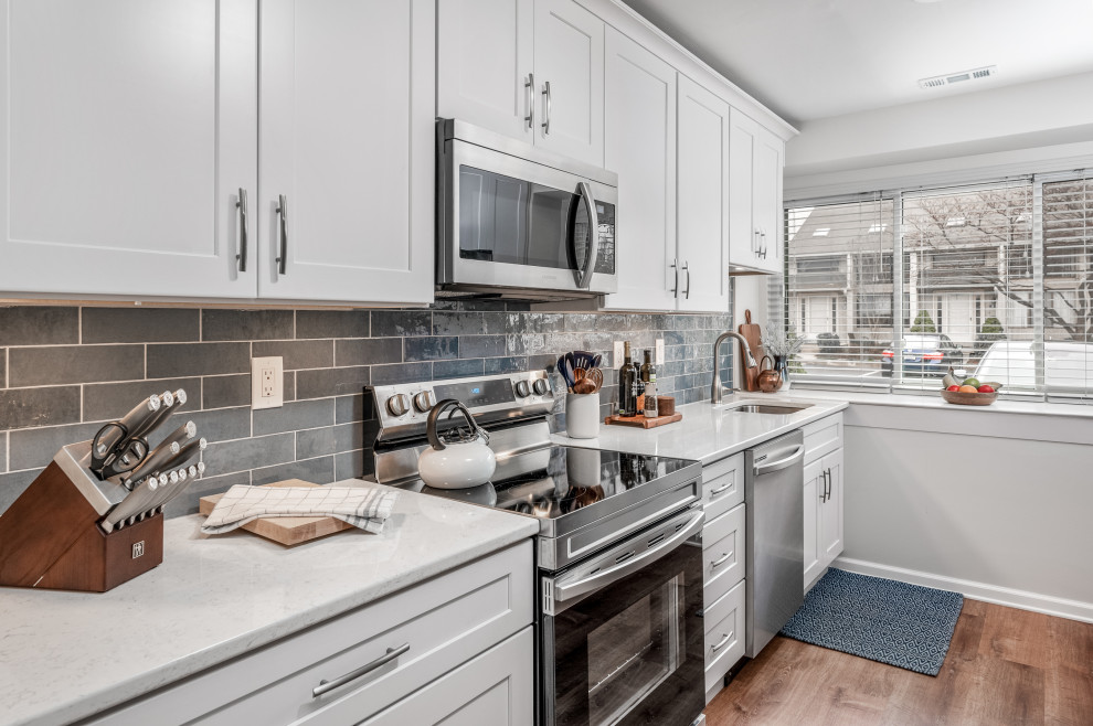 Small Transitional Kitchen Design Malvern, PA - Transitional - Kitchen ...