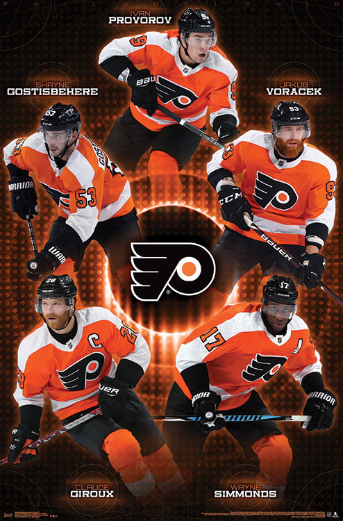 Philadelphia Flyers -Team Poster, 22.375"x34" - Contemporary - Prints ...