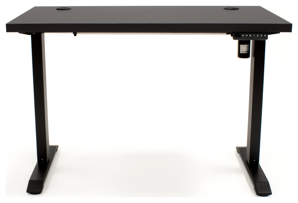 Electric Lift Desk Height Adjustable Sit-Stand Desk - Transitional ...